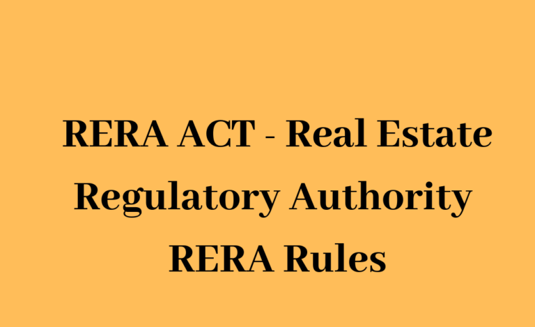 What is RERA ACT | Impact of RERA |All Information you need to know ...